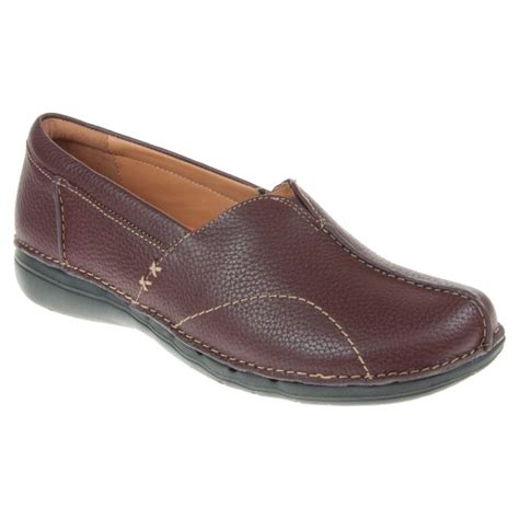 Clarks Un Loop Stride Burgundy Leather 26168705 Everyday Shoes Humphries Shoes