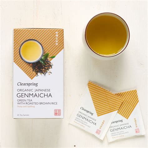 Clearspring Organic Japanese Genmaicha 20 Tea Sachets