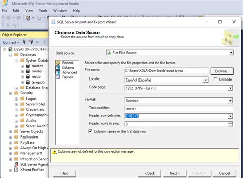 Python Import SQL Server Management Studio Backup From An Ipynb File