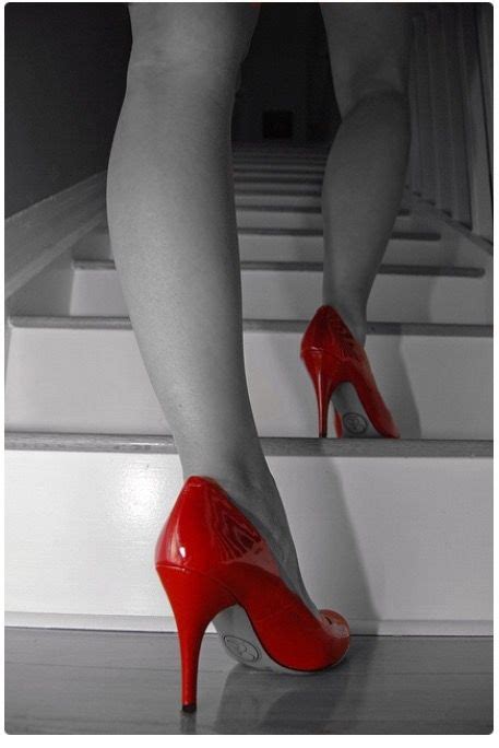 Pin By Darlene Twymon On Shoes Red Shoes Heels Color Splash Red