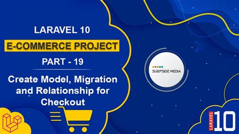 laravel 10 e commerce project create model migration and