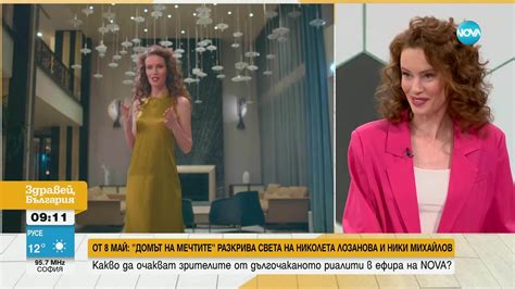 От 8 май „Домът на мечтите“ разкрива света на Николета Лозанова и Ники Михайлов Nova