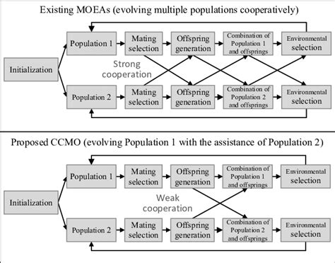 Procedures Of Many Existing Coevolution Based Moeas And The Proposed Ccmo Download Scientific