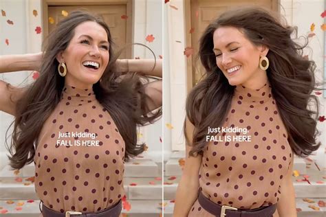 Caitlin Covington Dice Que Está Haciendo Una Sesión De Fotos De Otoño