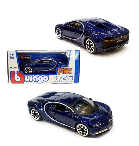 브라고 143 부가티 시론 블루 미니카 장난감 티몬