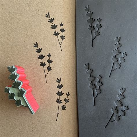 Веточка №1 – штампы для керамики 350 ₽ | stamps_for_ceramics