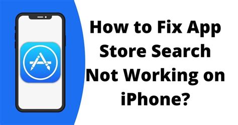how to fix app store search not working on iphone jguru