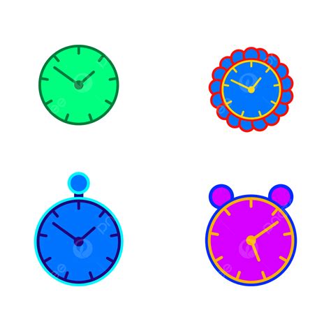 Square Clock Face Vector Set Square Clock Face Clock Face Clock Png And Vector With