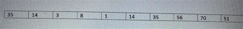 Solved Apply Selection Sort To Sort The List In Decreasing