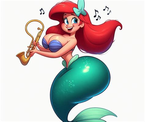 Rule 34 Ai Generated Ariel Ariel The Little Mermaid Breasts Dall E3