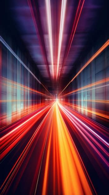 Premium Photo Abstract Long Exposure Dynamic In Abstract Style On Blue Background Abstract