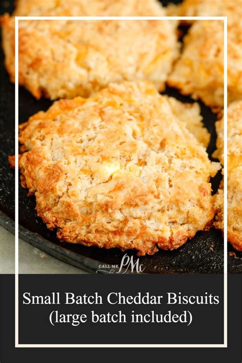 Small Batch Cheddar Biscuits Recipe With Easy Instructions