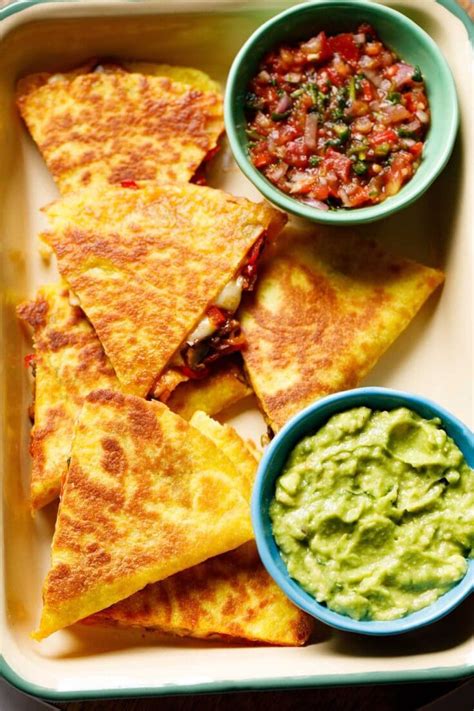 Quesadilla Recipe With Mushroom And Veggies Dassanas Veg Recipes