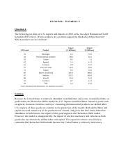 Tut5 Solution Pdf ECON7530 TUTORIAL 5 Question 1 The Following Are Data On U S Exports And