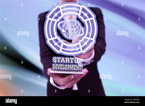 Handwriting Text Startup Development Internet Concept Efficiently Develop And Validate Scalable