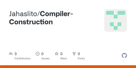 Github Jahaslito Compiler Construction