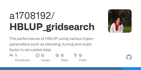 Github A1708192hblupgridsearch The Performance Of Hblup Using