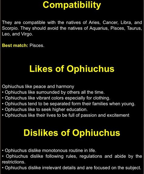 Zodiac Signs Ophiuchus Personality