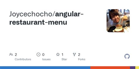 Github Joycechocho Angular Restaurant Menu