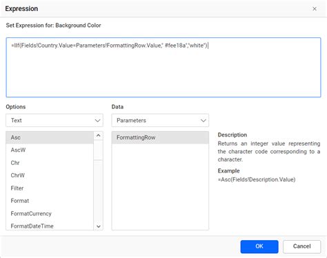 How To Use Expression In Report Designer Bold Reports