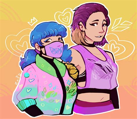 Dbd Feng Min And Yui Kimura By Zxid On Deviantart