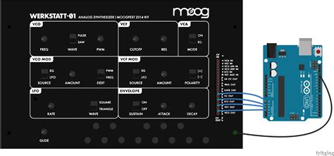 Processing And Arduino With A Moog Werkstatt 1 For A Simple Oscilloscope Effect Page 1