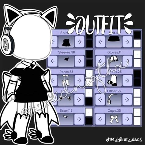 🥐🍒🍓 Gacha Life Girl Outfits Cute Gachalife Girl Outfits Emo Outfits