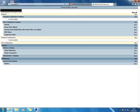 Group Policy Not Applying Any Computer Settings Windows Spiceworks Community