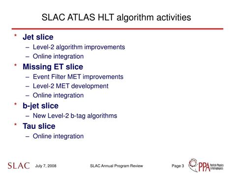 Ppt High Level Trigger Algorithm Development Powerpoint Presentation
