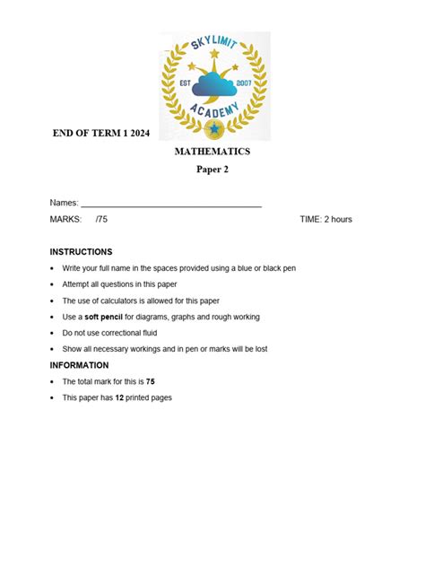 Bgcse Mathematics Pp2 Pdf Speed