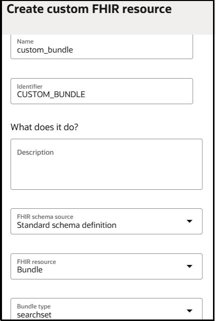 Create Custom Fhir Resources