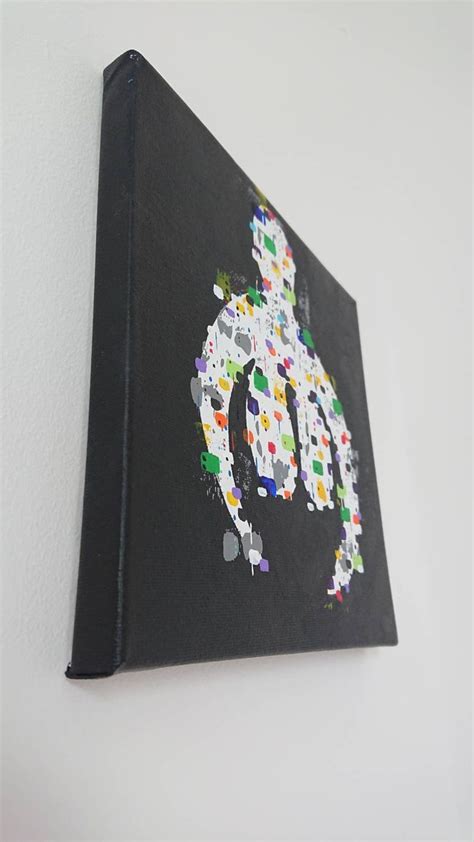 Abstract Clitoris Acrylic Art Painting Vagina Sex Positive Female Form