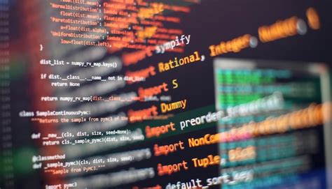 Código De Script De Computador Abstrato Tela De Código De Programação