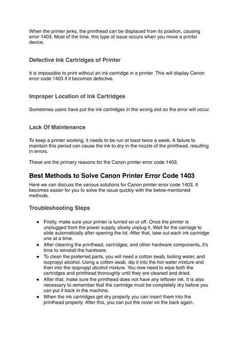 Ppt How To Fix Canon Printer Error Code 1403 Powerpoint Presentation