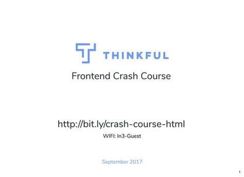 Frontend Crash Course Ppt
