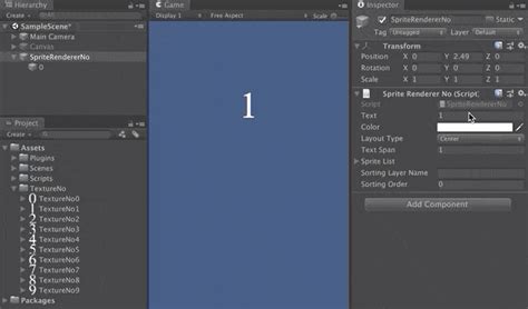 可変する数字を画像spriteを使って、spriterendererやimageで表示【unity】【ugui】 3 Kanのメモ帳