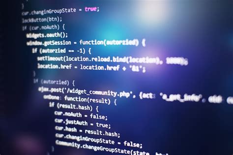 Premium Photo Programming Code On Computer Screen Software Development Writing Program Code