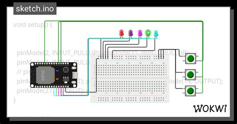ใบงานที่4 มิ้น Wokwi Esp32 Stm32 Arduino Simulator