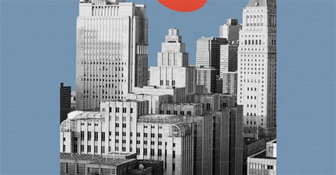 현대 미술 작품 복고풍 스타일의 창의적인 디자인 고층 빌딩의 흑백 이미지 대도시의 비즈니스 건물 창의성 초현실주의 상상력 미래 풍경의 개념 포스터 사진