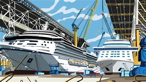 Assembly Shop Shipyard For The Assembly Of Cruise Premium Ai