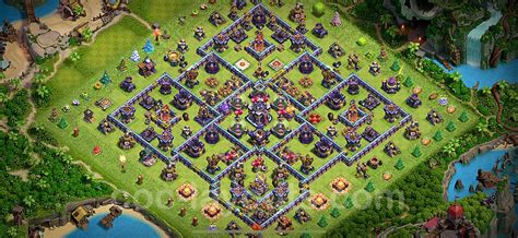 Farming Base Th15 With Link Hybrid Clash Of Clans Town Hall Level