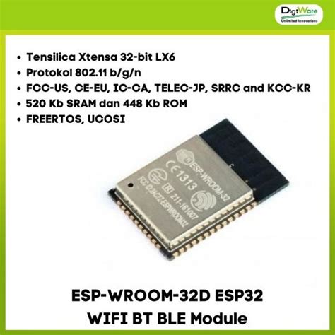 Jual Modul Wifi Esp32 Dengan Bluetooth Murah Berkualitas Digiwarestore