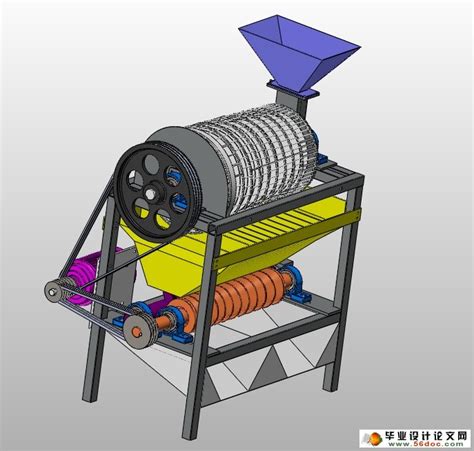 分级挤压式核桃破壳机的设计 农业机械 含CAD图 SolidWorks三维 机械机电