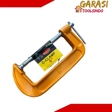C Clamp 6 Bestguard Klem C Catok Kayu Model C 6 Inch Lazada Indonesia