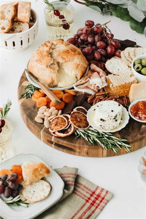 Baked Brie Cheese Board For A Party Diner Cheese Platters Food