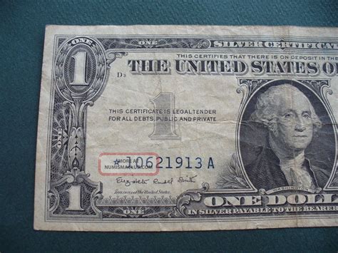 1957 A Star 1 Dollar Silver Certificates Us Note All For One