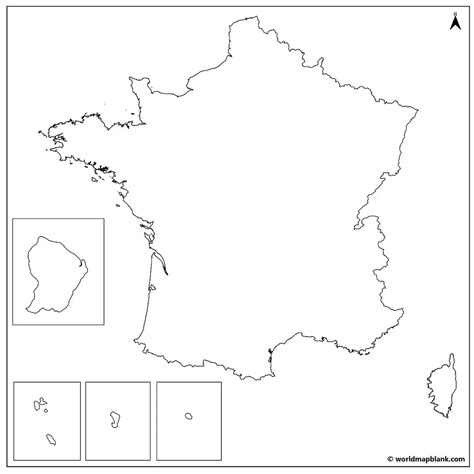 Blank Map Of France France Outline Map Pdf Printable World Maps