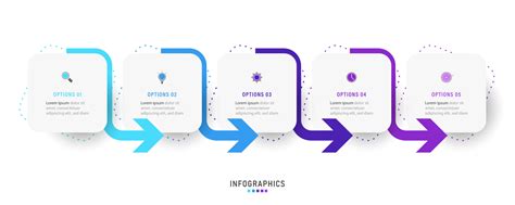 Vector Infographic Label Design Template With Icons And Options Or Steps Can Be Used For