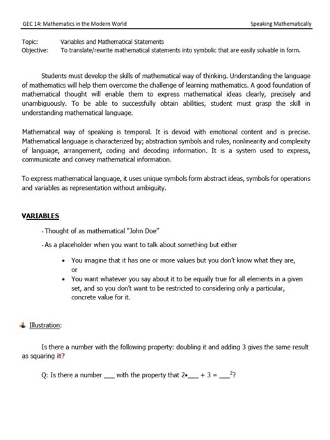 speaking mathematically 1stsem sy 2024 2025 pdf