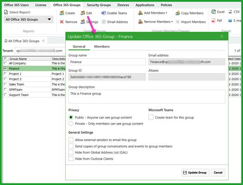Microsoft 365 Group Management Office 365 Manager